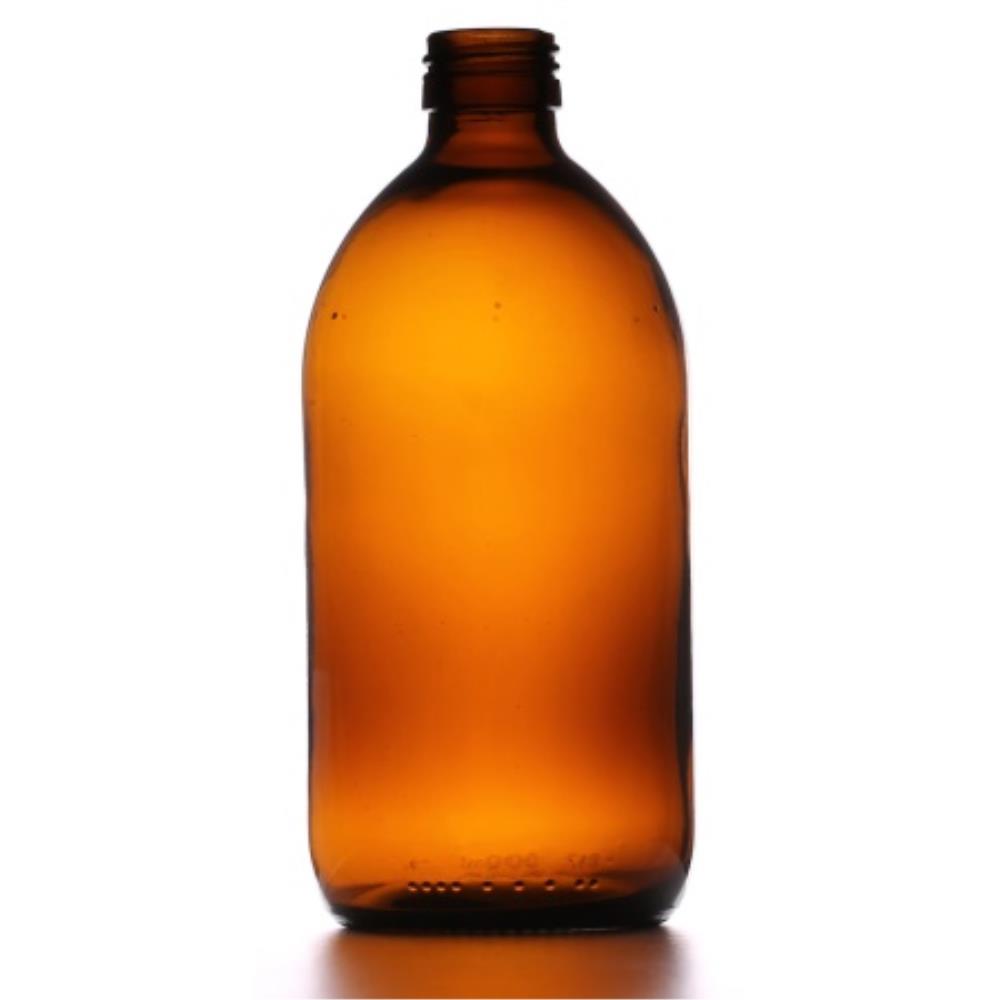 Round Amber bottle 500ml | BOT1478 | SE