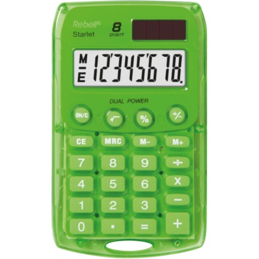 Rebell Starlet Pocket Calculat | CAL1054 | REBELL | SE
