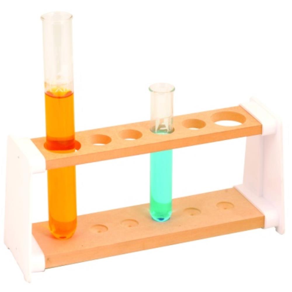Test Tube Stand, Wooden, For 2 | CH0702/PK10 | EISCO | SE