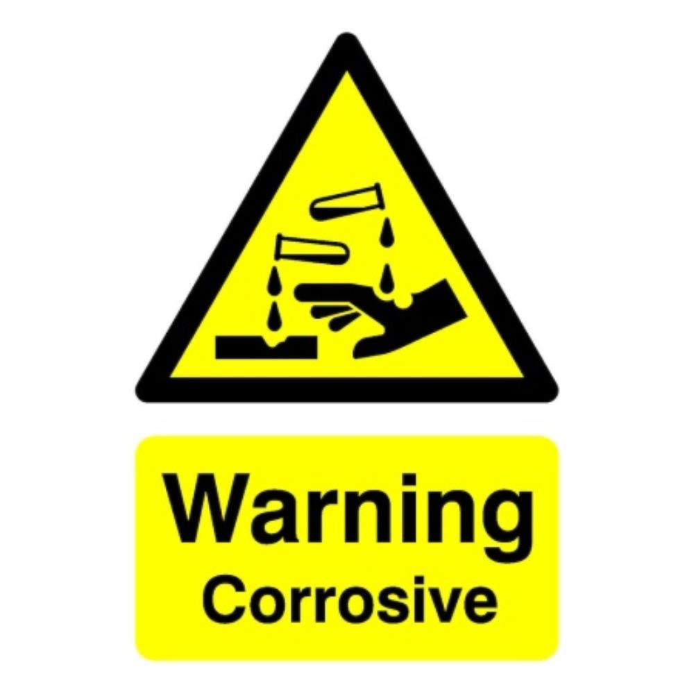 Warning Corrosive Safety Sign | HA22451R | SIGNS AND LABELS | SE