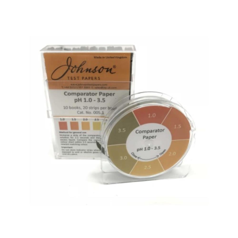 Johnson Comparator Paper pH 6. | PAP1150 | JOHNSON TEST PAPERS | SE