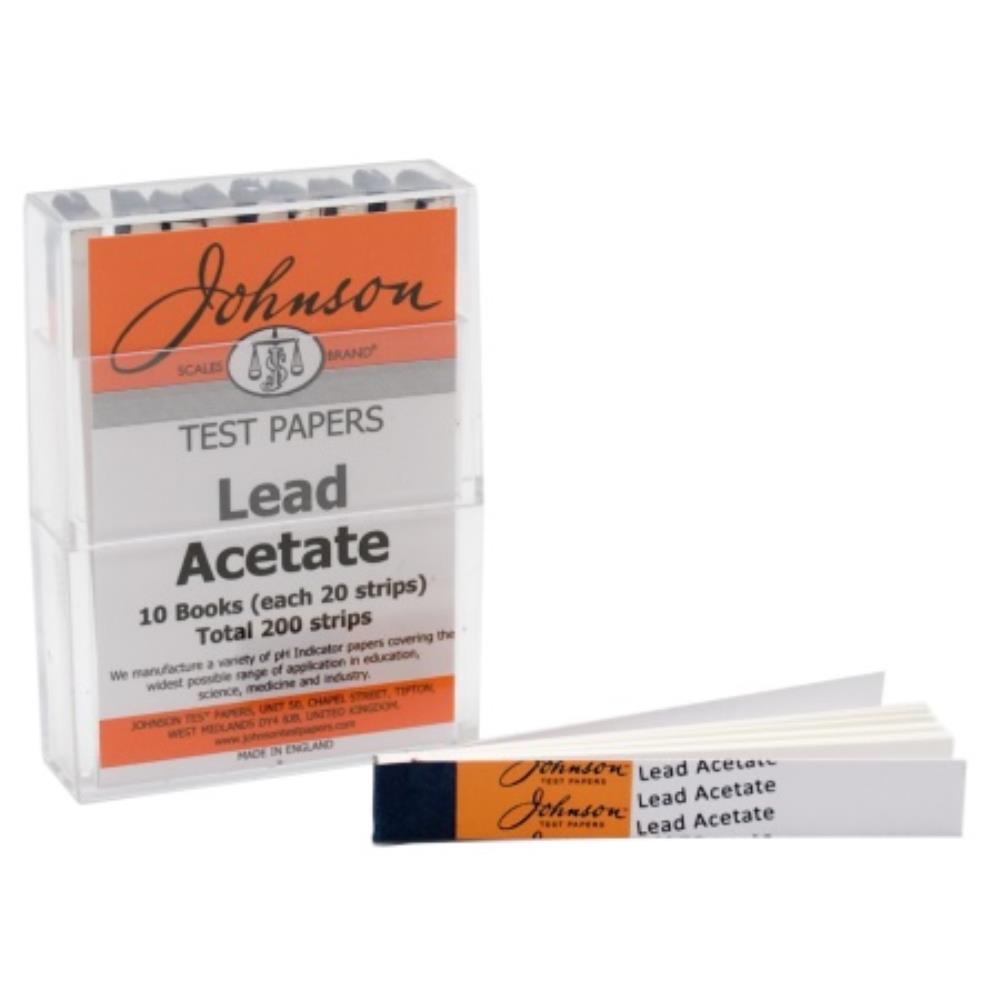 Johnson Lead Acetate paper | PAP1160 | JOHNSON TEST PAPERS | SE