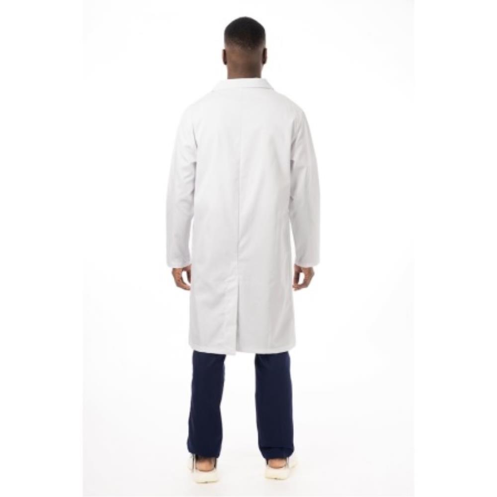V-Neck Polycotton Lab Coat - M | SAF0064 | WORK IN STYLE | SE