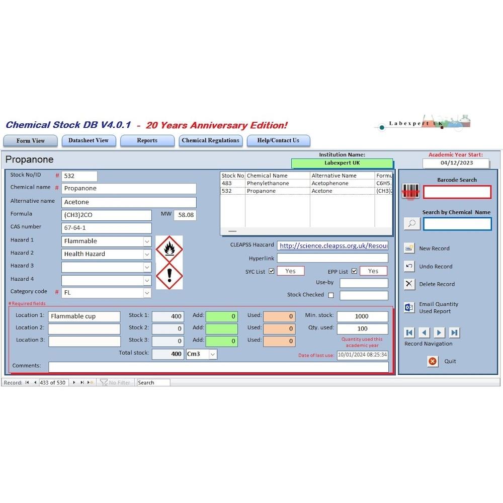 Labexpert UK - Chemical Stock | LAB8020 | SE